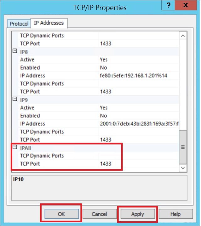Hướng dẫn mở port 1433 để Remote SQL Server - ESC - Nhà đăng ký tên miền